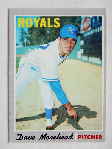 Dave Morehead #495 Topps 1970 Baseball Card (Kansas City Royals) VG | eBay