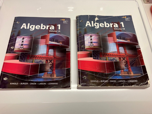 Houghton Mifflin Harcourt Algebra 1 Volume 1a & 1b Interactive Student ...