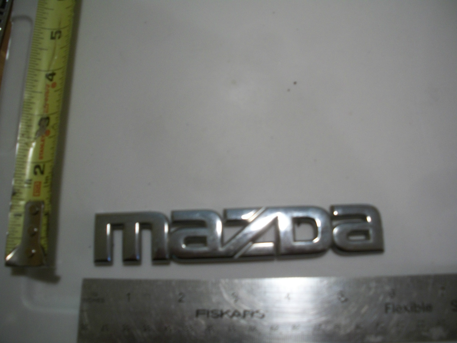 MAZDA LETTERS EMBLEM BAGDE CHROME OEM ORIGINAL | eBay