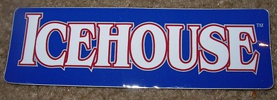 ICEHOUSE Plank Road Rectangle Logo STICKER decal craft beer brewery ...