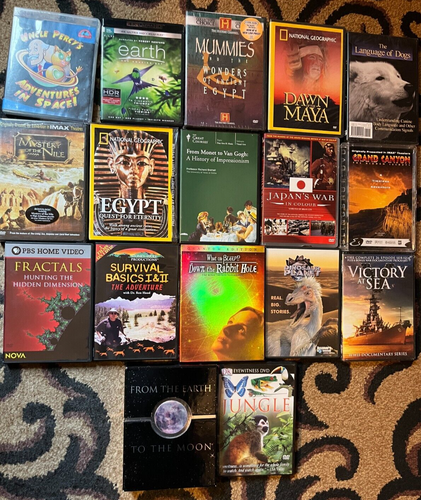 BIG LOT Education/Home School /Documentary DVD -You Pick - Quantity ...