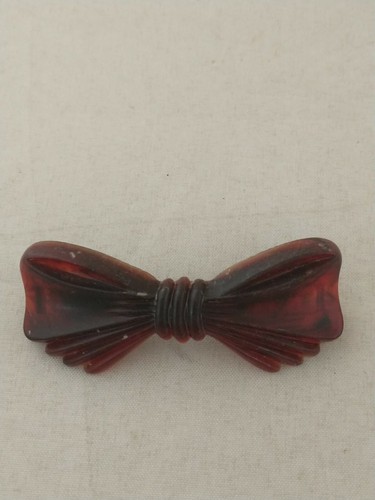 Vtg 1960's Hair Hair Clip Barrette *GOODY* FAUX TORTOISE SHELL BROWN ...