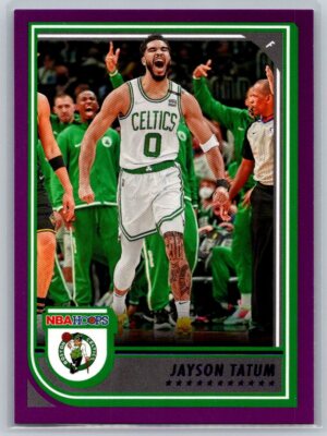 2022-23 Hoops #1 Jayson Tatum Purple CELTICS | eBay