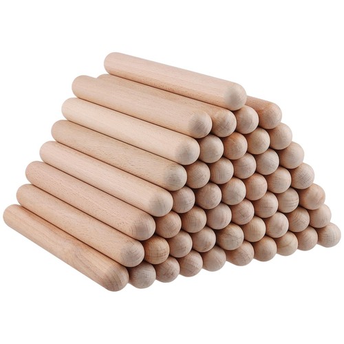 50 PCS 8 Inch Wooden Rhythm Sticks, 25 Pairs Musical Rhythm Stick Set ...