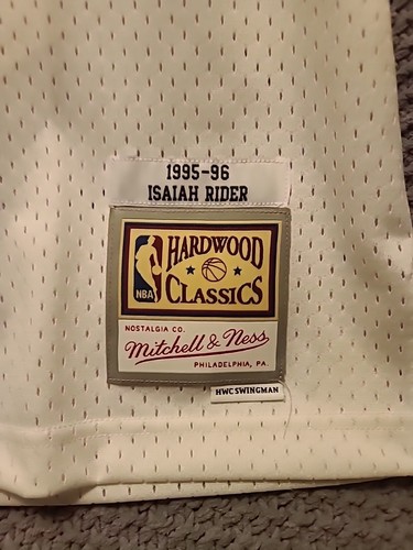 Minnesota Timberwolves JR Isaiah Rider Mitchell Ness 95/96 NBA Swingman ...