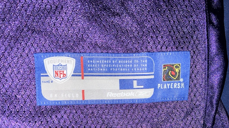 New Ray Lewis Baltimore Ravens #52 Reebok Jersey Size Mens Large RARE ...