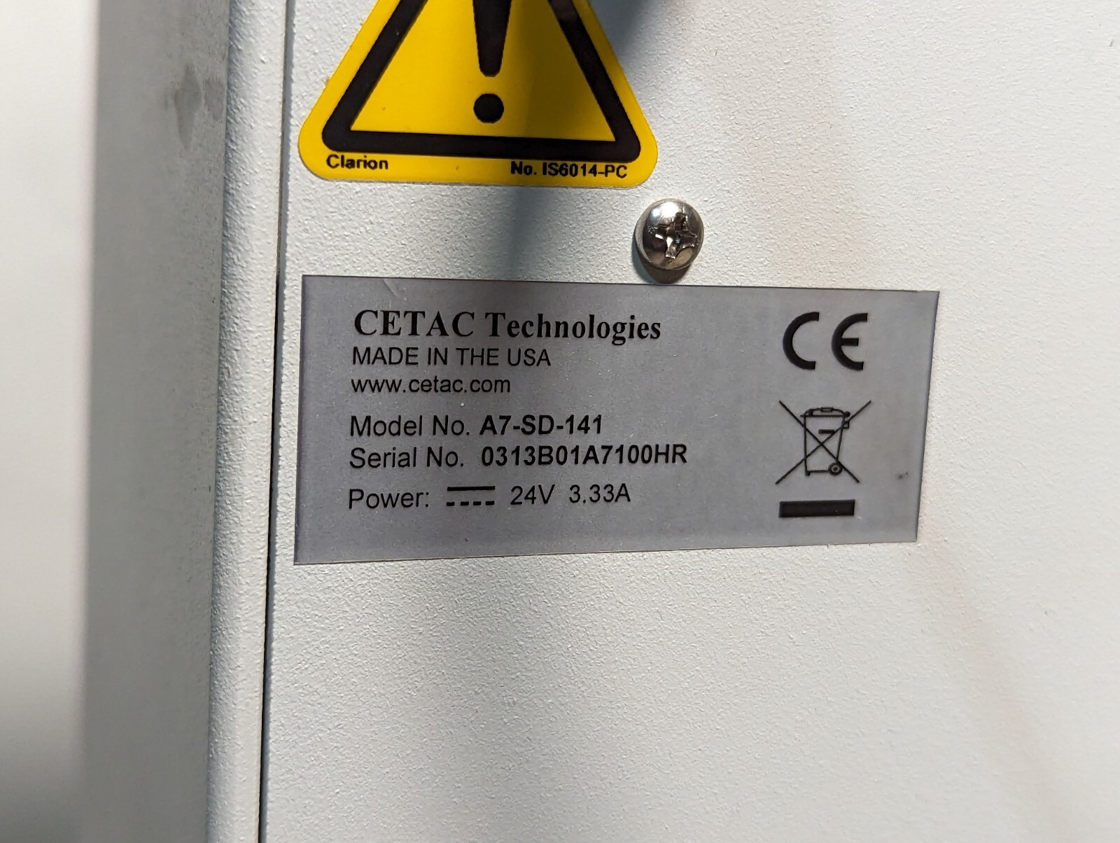 CETAC A7-SD-141 autosampler (interchim PFM-B-87) with CETAC SPM-700 ...