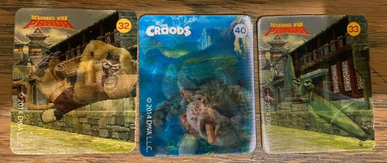 3 Dreamworks Woolworths, Safeway, Heroes Collector Cards - Kung Fu ...
