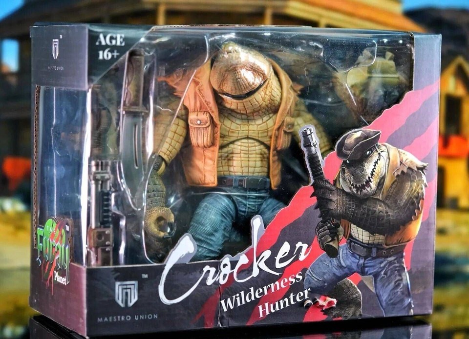 FuRay Planet MU-FP001 1/12 Wilderness Hunter Crocker 18cm PVC Action ...