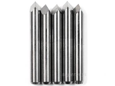 5pc 3.175 x 0.2mm Pyramid 60 Degree PCB Engraving Drill Bit CNC Router ...