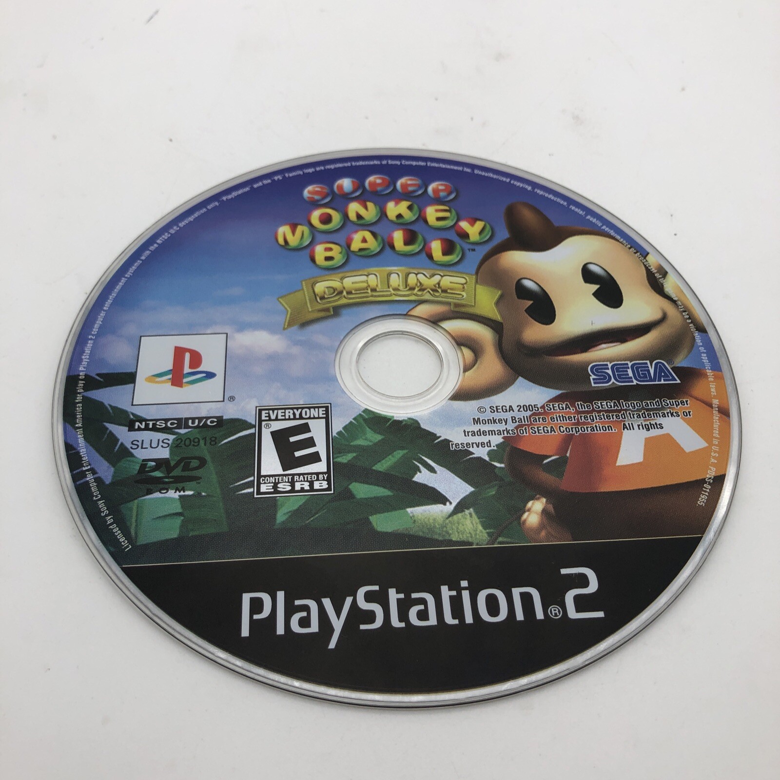 Super Monkey Ball Deluxe PS2 (Sony PlayStation 2, 2005) Disc Only ...