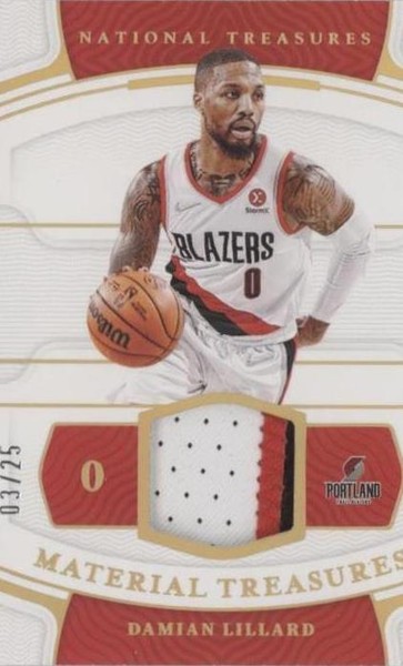 2021-22 Panini National Treasures - Material Treasures Prime #MT-DLL ...