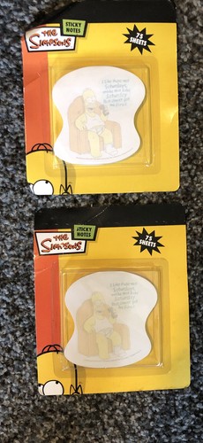 The Simpsons Sticky Notes/75 Sheets Homer in Underwear Fake Saturday ...