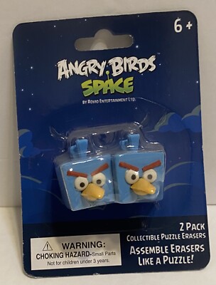 Collectible Puzzle Erasers Angry Birds Space Eraser 2 Pack- Ice Cube | eBay