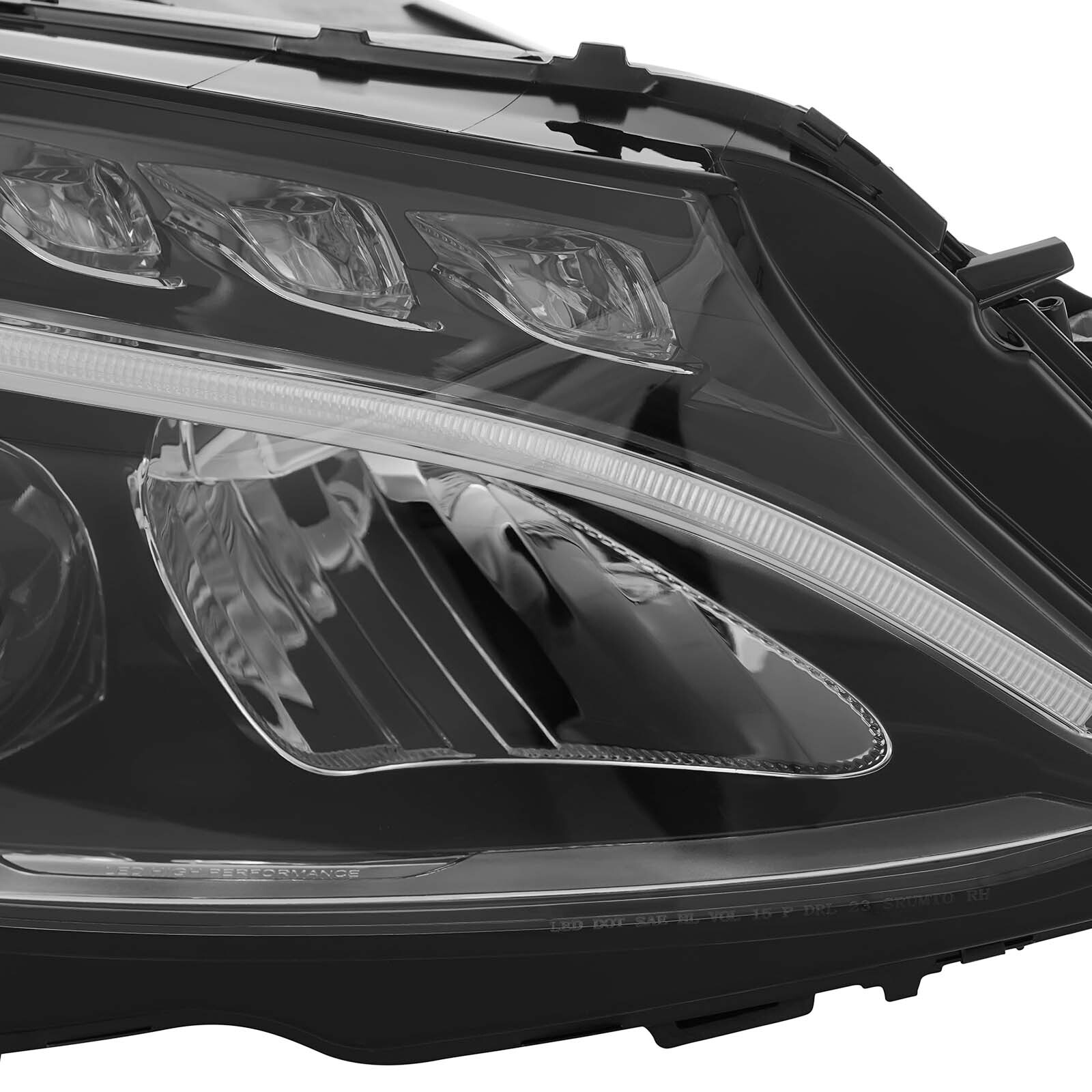 LED Headlight Right Side Fit For 2015-2018 W205 C300 C-Class Passenger ...