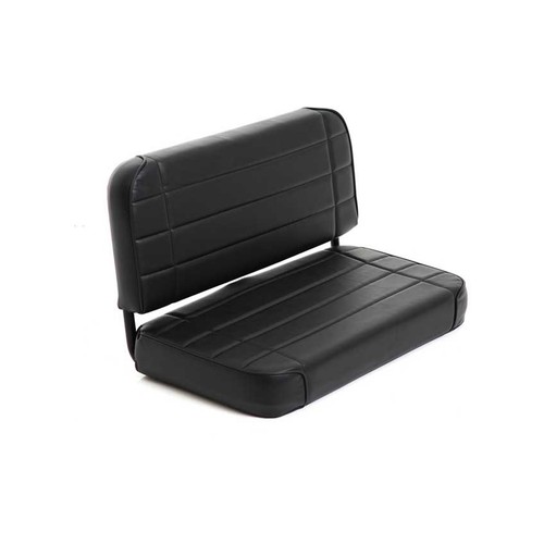 Standard Rear Bench Seat Black Vinyl for 1955-95 Jeep CJ3 CJ5 CJ6 ...