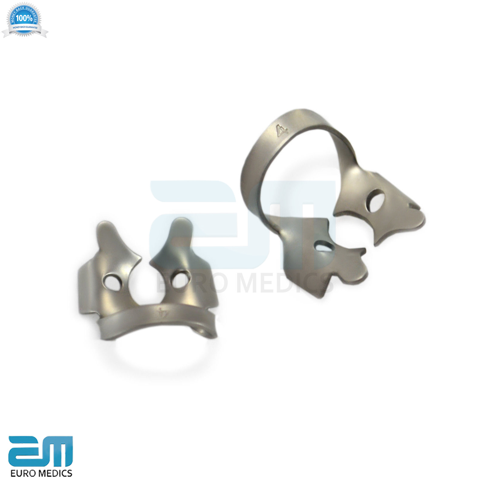 Dental Rubber Dam Clamps Molars Tooth Isolation Dentist Endodontic ...