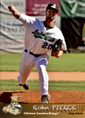 2016 Clinton LumberKings Update Grandstand #10 Rohn Pierce Buffalo New ...