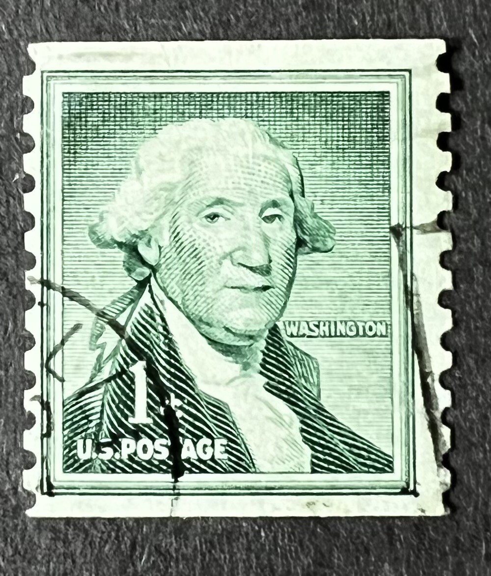 George Washington One Cent Stamp US Postage RARE Good Condition | eBay