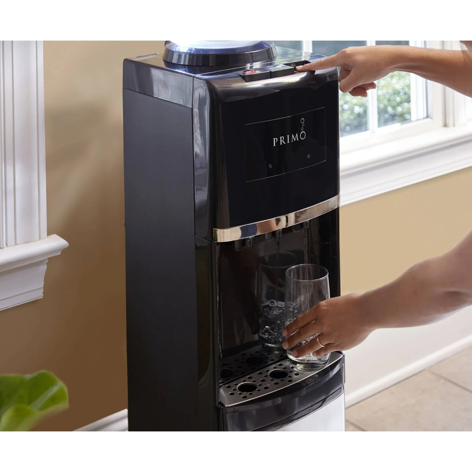 Primo Water Black and Stainless Top Load Water Dispenser 3 or 5 gallon ...