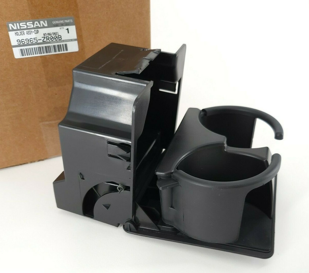 Genuine OEM Nissan Infiniti 96965-ZR00B Rear Cup Holder Charcoal Center ...