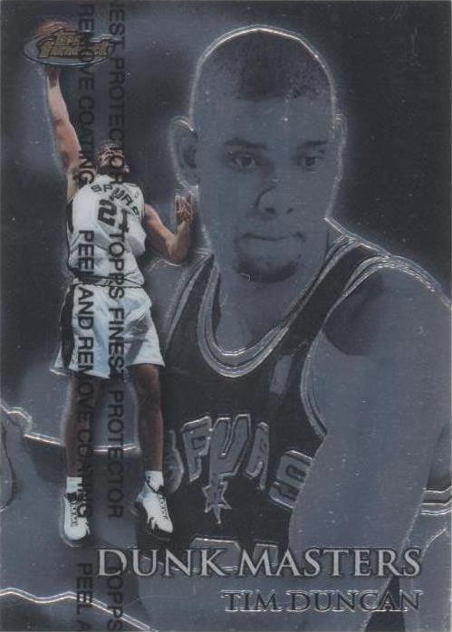 1999-00 Topps Finest - Dunk Masters Tim Duncan #DM14 /750 for sale ...