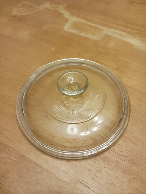 Pyrex Round Replacement Glass Lid 7 3/4" 23 Pyrex G5C G 5 C Clear LID ...