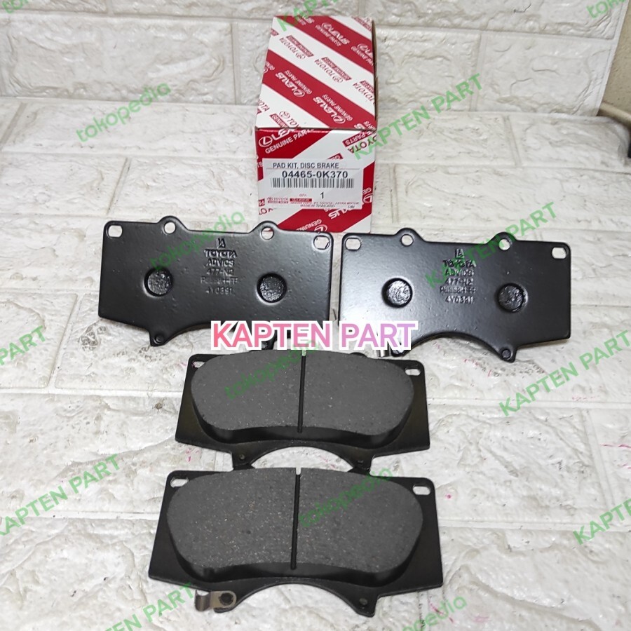 Toyota Hilux Revo 2016 up Front Brake Pads 04465-0K360/370 made in ...
