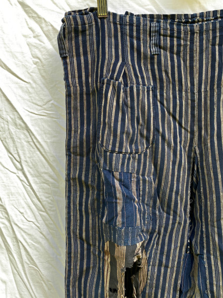 Japanese 1920-30's Vintage Sashiko Hakama Pants men … - Gem