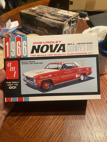 grumpy’s toy rare drag car nova open box amt772/12 | eBay