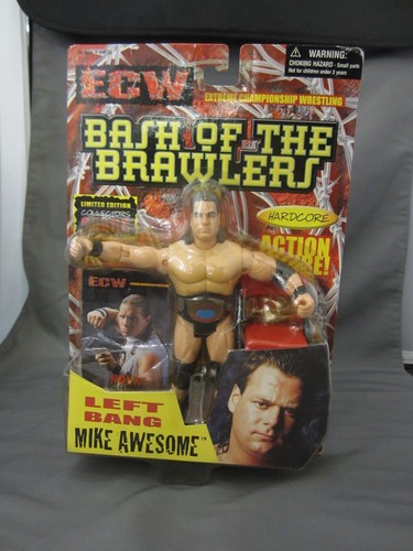 ECW MIKE AWESOME Bash Of The Brawlers OSFTM FIGURE 2000 Wrestling WWE ...