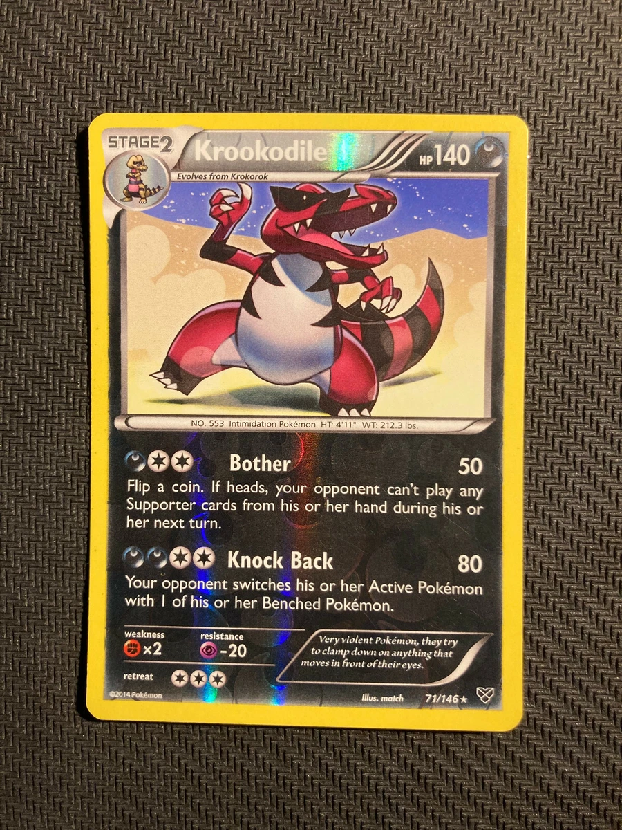 Pokemon Krookodile Card