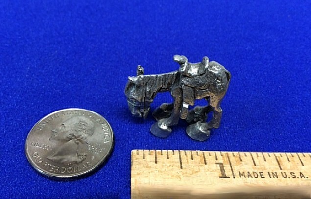 Boyd Perry Little Buckwheat #1 Horse ~ Casted by Roger Wheeler, Pewter ...