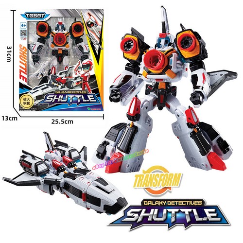 Tobot V GD Rocket Shuttle Transform Robot Vehicle Spaceship Toy English ...