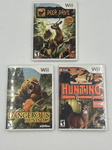 Wii Hunting Game Lot (3 Games) Untested | eBay