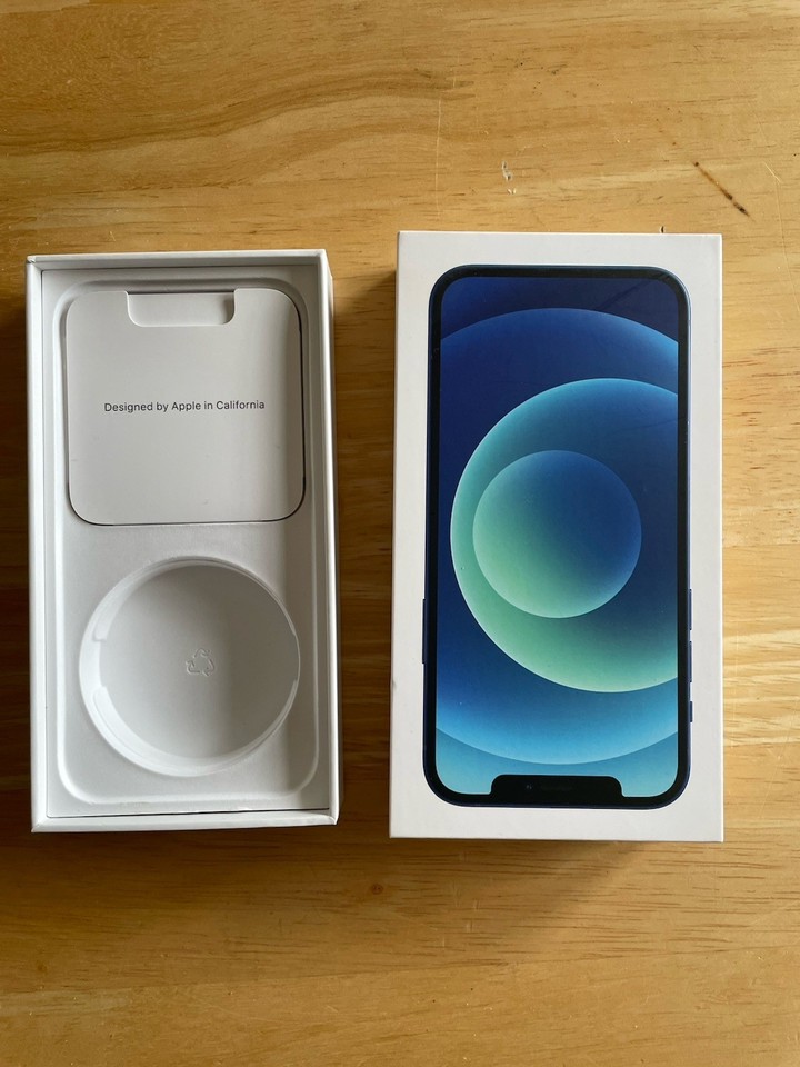 Apple iPhone 12 Box 256GB Blue A2403 194252033746 | eBay UK