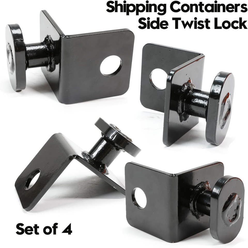 4 Pack Shipping Container Anchors, Shipping Containers Side Twist Lock ...