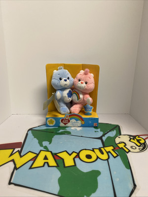 Vintage 2002 Care Bear Set Cheer Bear And Grumpy Bear Hugging Bears In ...