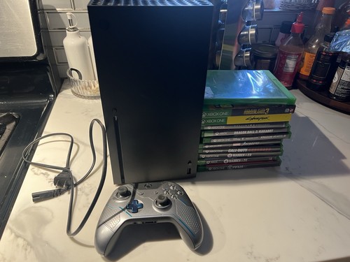 MICROSOFT XBOX SERIES X GAMING CONSOLE W/ 11 Games | Controller ...