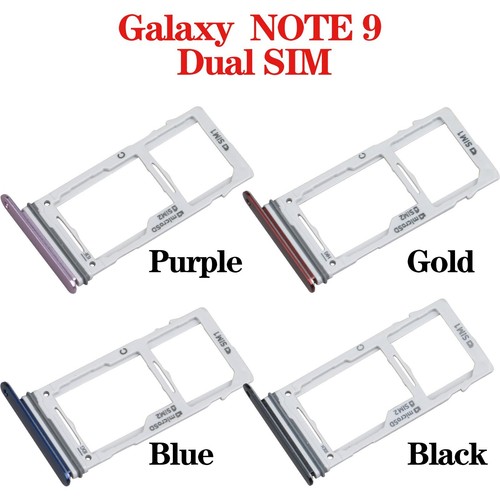 For Galaxy S8 S9 S10 S20 Plus Ultra Note 8 9 10 20 Dual Sim Card Holder ...
