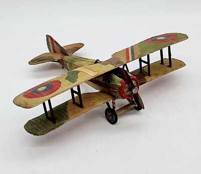 1:72 Scale Built Plastic Model Airplane WWI British Biplane Spad S.VII ...