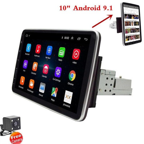 10.1'' Android 9.1 Touch Screen Car Stereo Radio GPS Wifi &Camera1DIN ...
