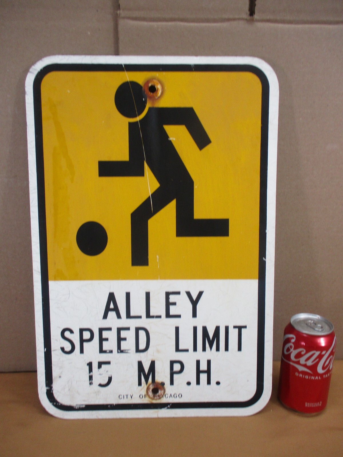 VTG RETIRED City of Chicago Alley Speed Limit Playing Children ...