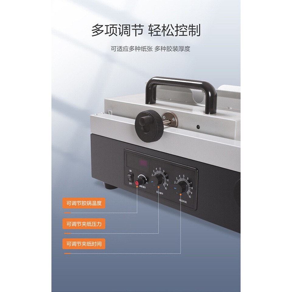 Digital 320mm Desktop Perfect Binding Machine Book Binder Semi ...