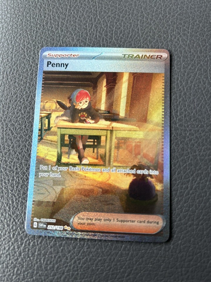 Pokemon Tcg Penny SAR 252/198 Nm Pack Fresh scarlet & violet base set ...