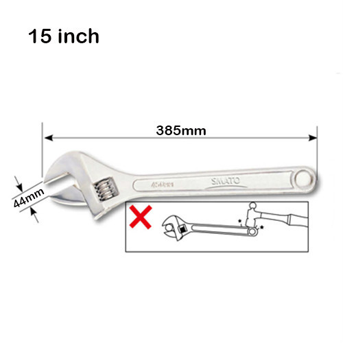 15 inch Adjustable Wrench 375mm SM-AW15 101-2880 | eBay