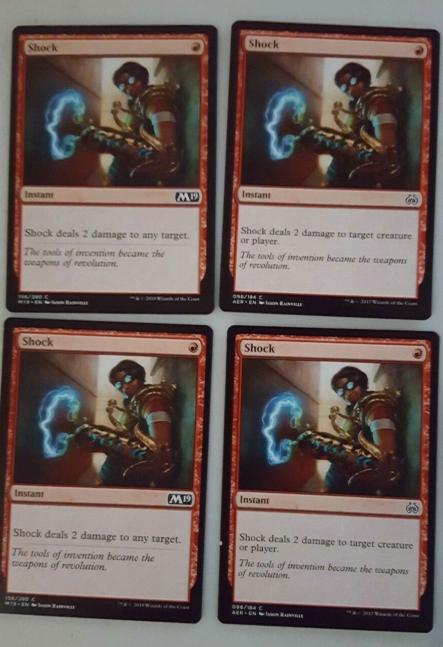 [4x] SHOCK M19 MTG Magic The Gathering NM Cond Common | eBay