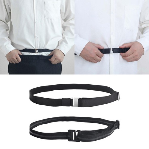 Shirt Stay Belt Fixed Waistband Wrinkle Resistance Strap Elastic Keeps ...