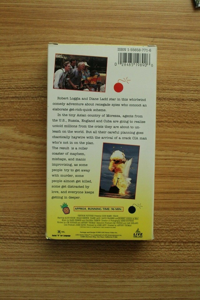 Code Name: Chaos - (VHS, 1992) 28485198906| eBay