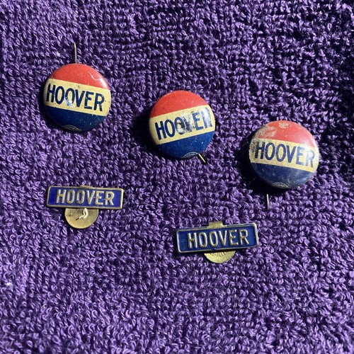Lot Of HOOVER Political Pins | eBay